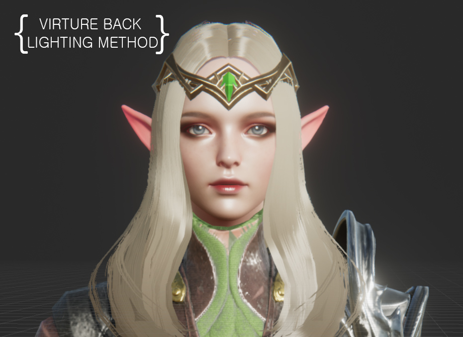 Virtual back lighting method test – MY NAME IS JP