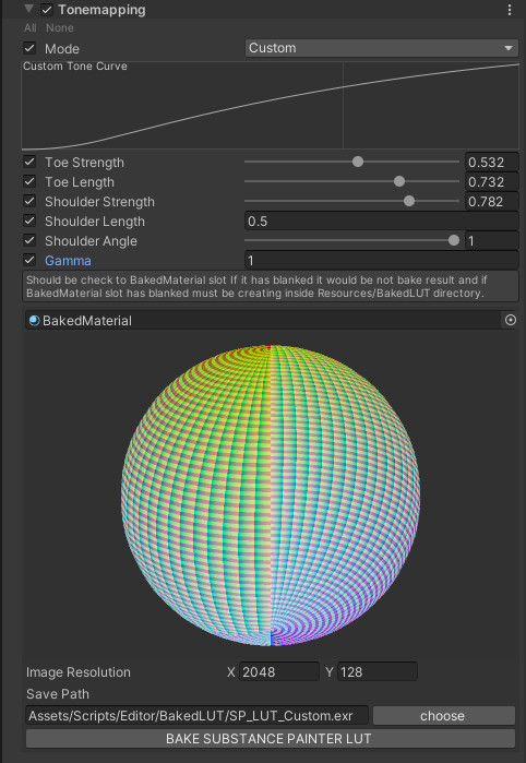 Custom Curve Tone map generated Substance LUT. – MY NAME IS JP