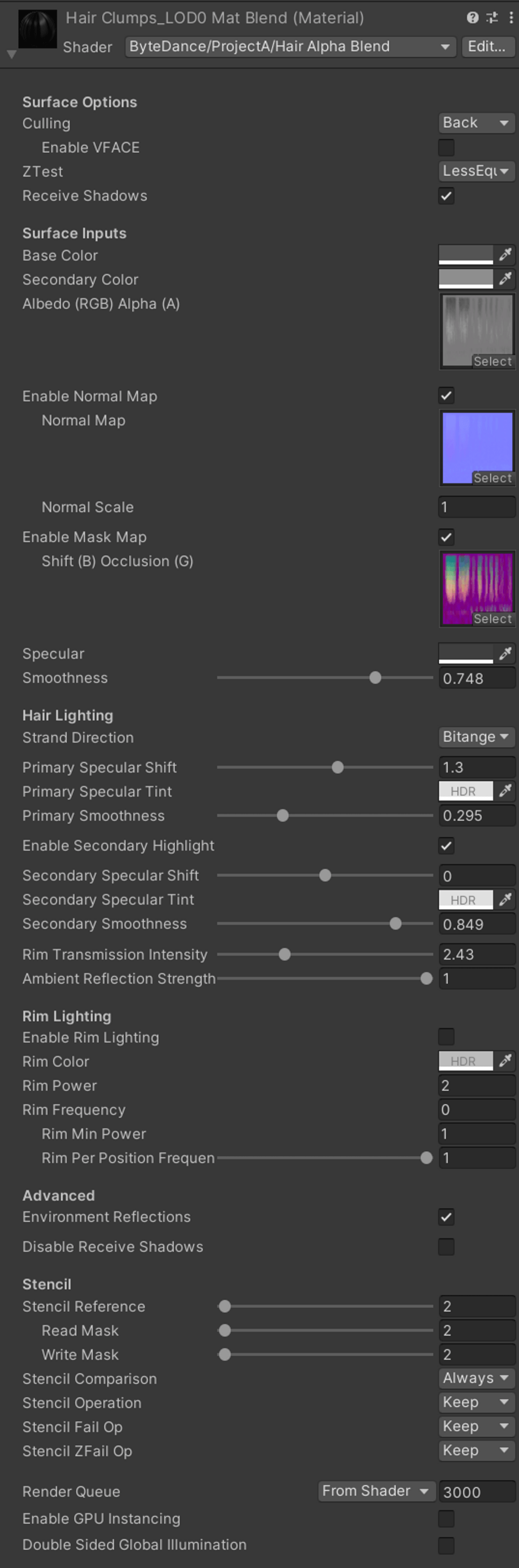 Temporaly Hair lookdev Document. – MY NAME IS JP